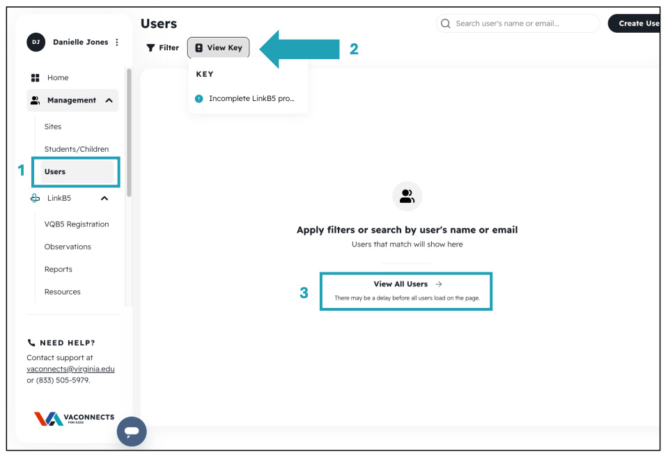 Find and Email Users with Incomplete Profiles – VAConnects Resources